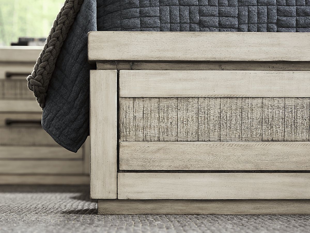 Cindy Crawford Westover Hills Gray 3 Pc King Panel Bed | Rooms to Go