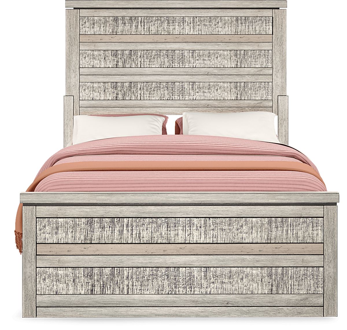 Westover Hills Jr. 4 Pc Gray Full Panel Bed With Storage And Trundle ...