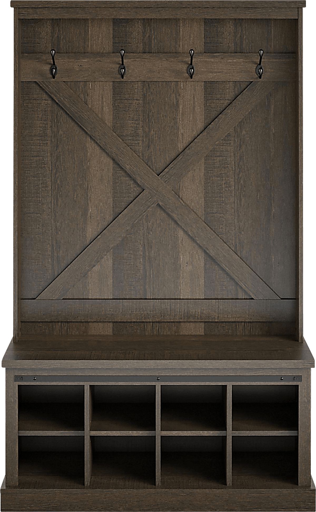 Westrae Oak Dark Wood,Light Wood Halltree | Rooms to Go