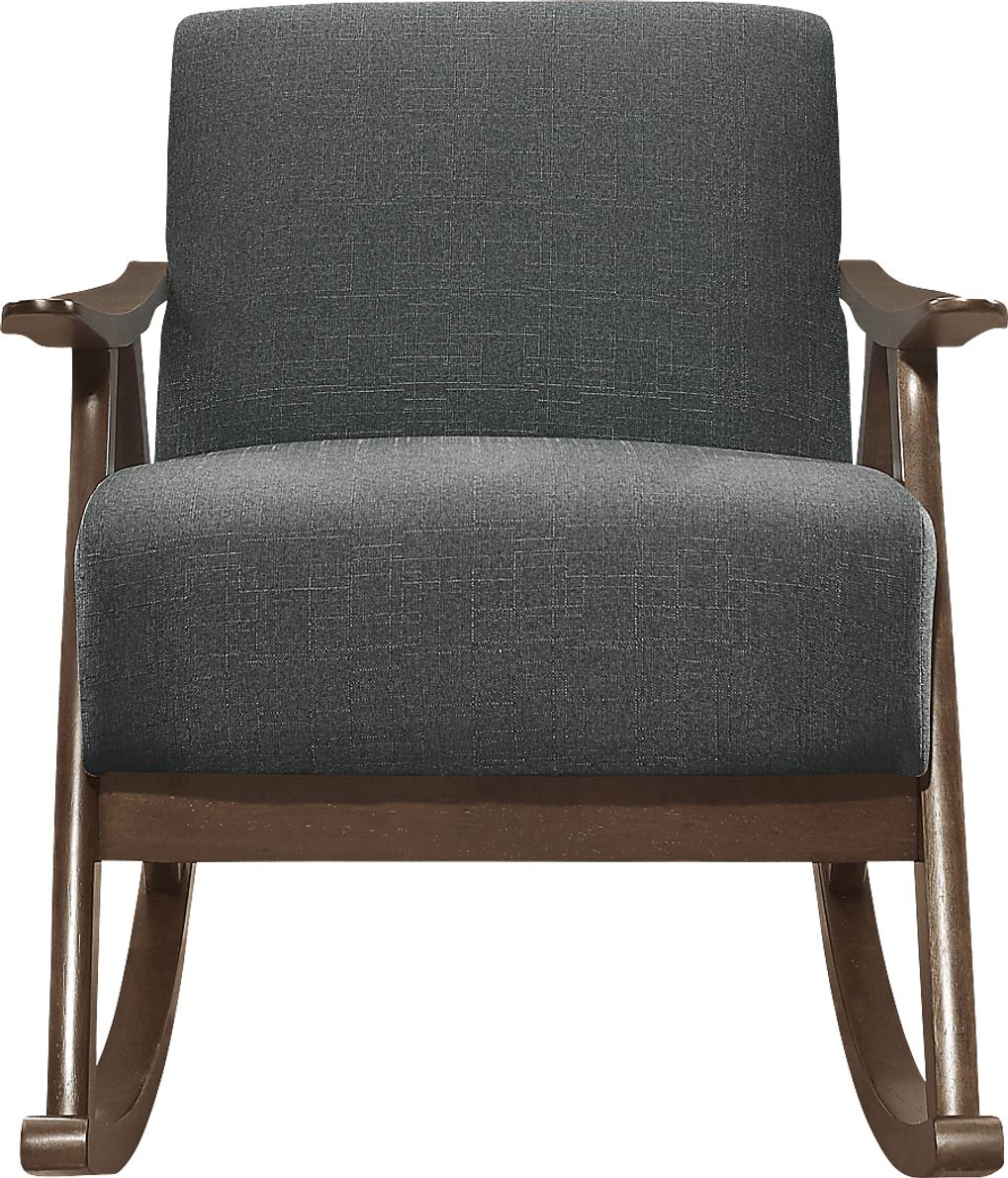Westroll Dark Gray Rocking Chair - Rooms To Go