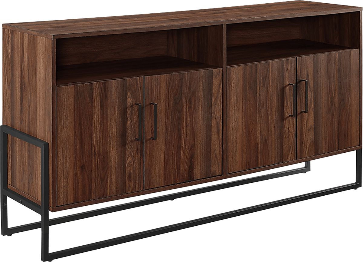 Wetherby Walnut Dark Wood Console | Rooms to Go