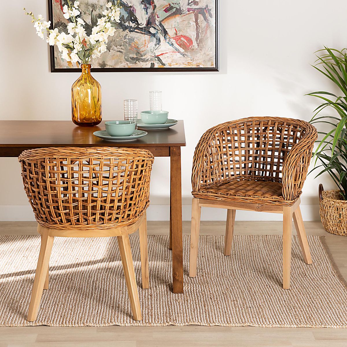 Wetherell Brown Dining Chair, Set Of 2 | Rooms to Go
