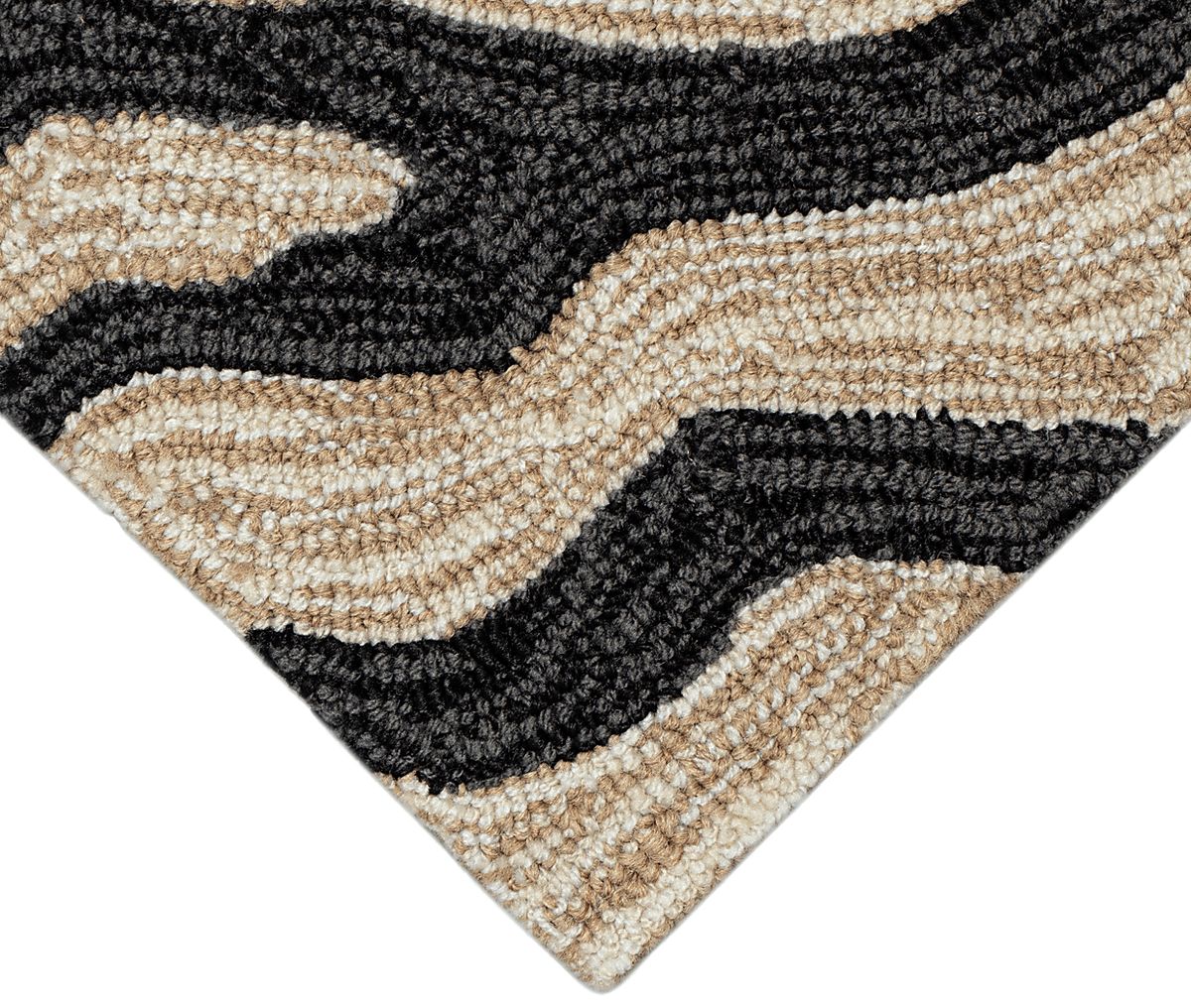 Weto Black Outdoor Rugs | Rooms to Go