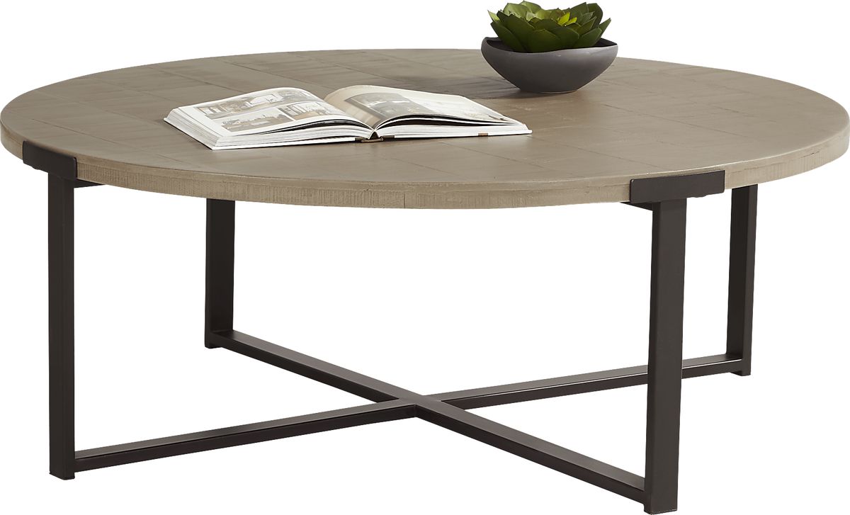 Wheeler Natural Light Wood Cocktail Table | Rooms to Go