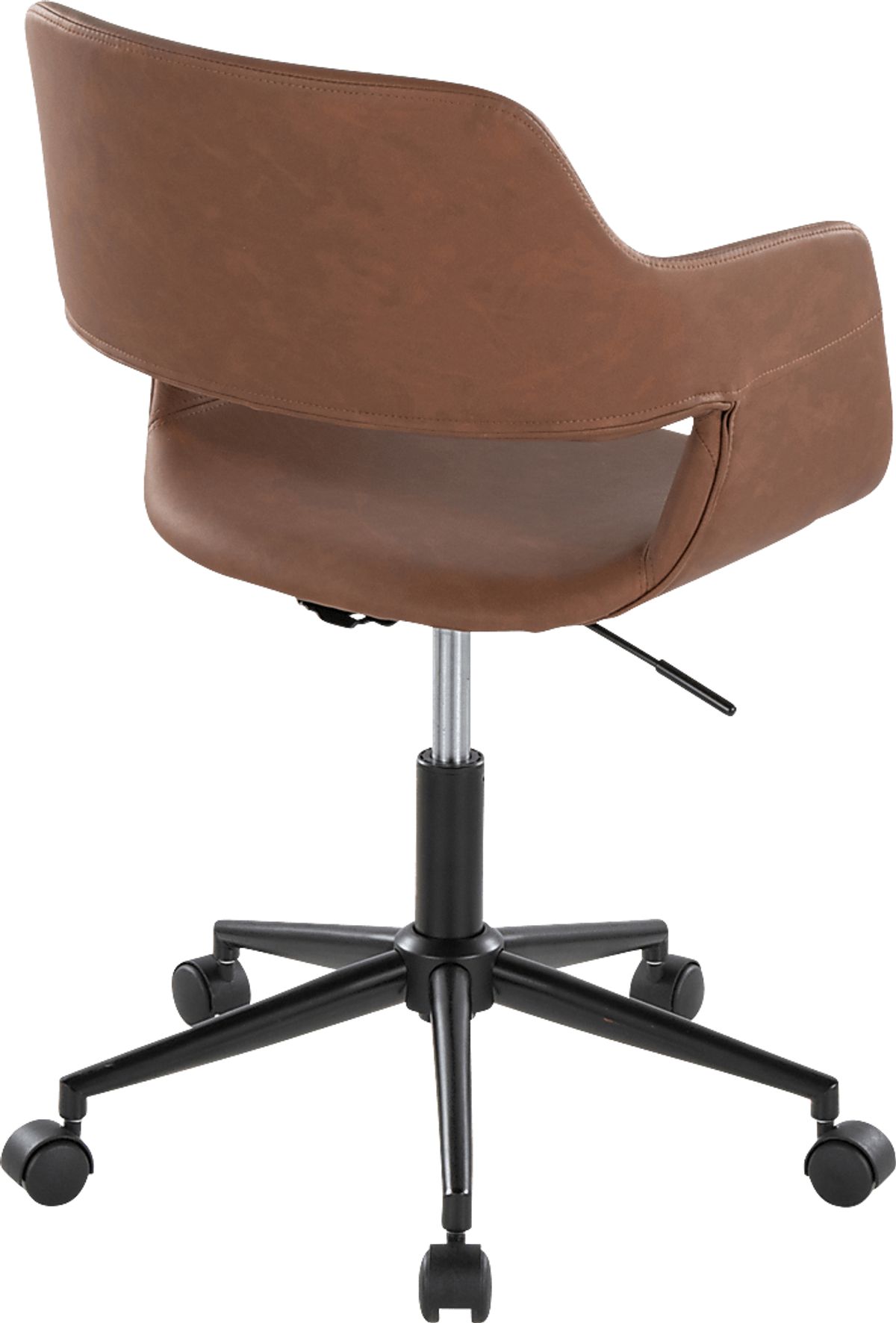 Whisp II Black Black,Colors Brown Polyurethane Fabric Desk Chair ...