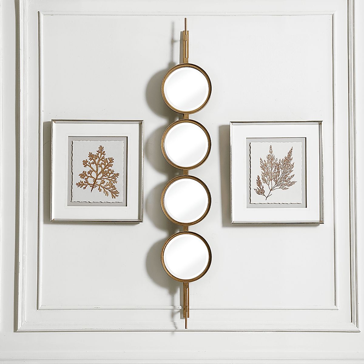 Whiteleigh Gold Yellow Mirror | Rooms to Go