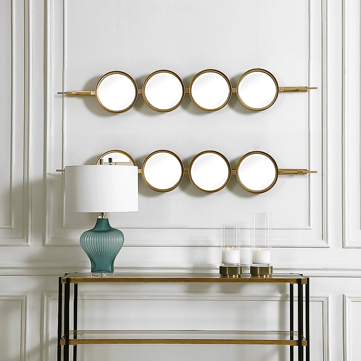 Whiteleigh Gold Yellow Mirror | Rooms to Go