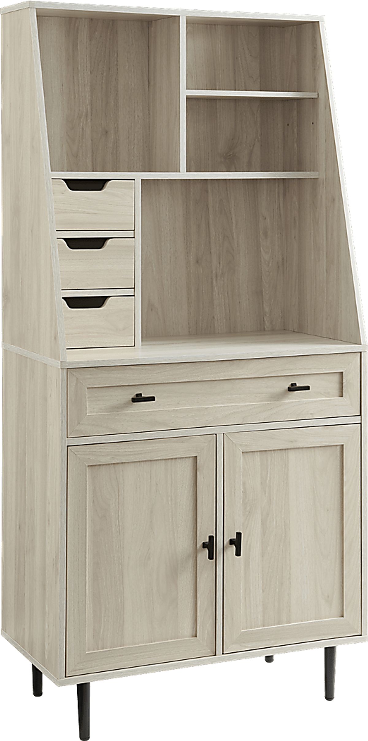 Whitmell Beige Colors,Light Wood,White Desk | Rooms to Go