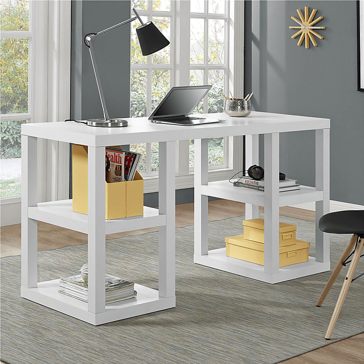 Whitni White Colors,White Desk | Rooms to Go