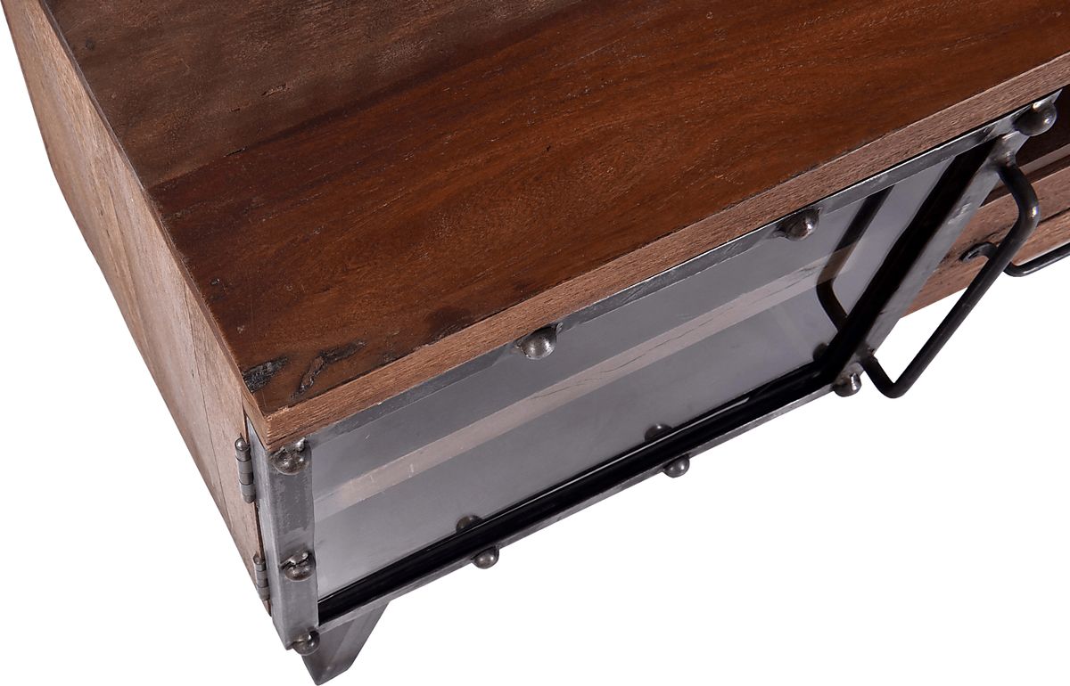 Whitsell Brown Dark Wood 51" Console | Rooms to Go