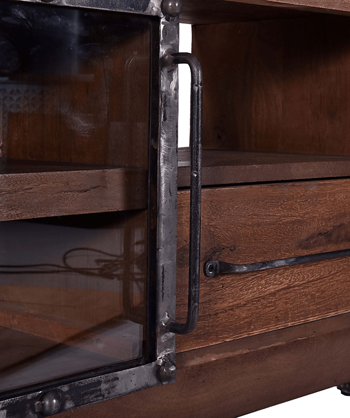 Whitsell Brown Dark Wood 51" Console | Rooms to Go