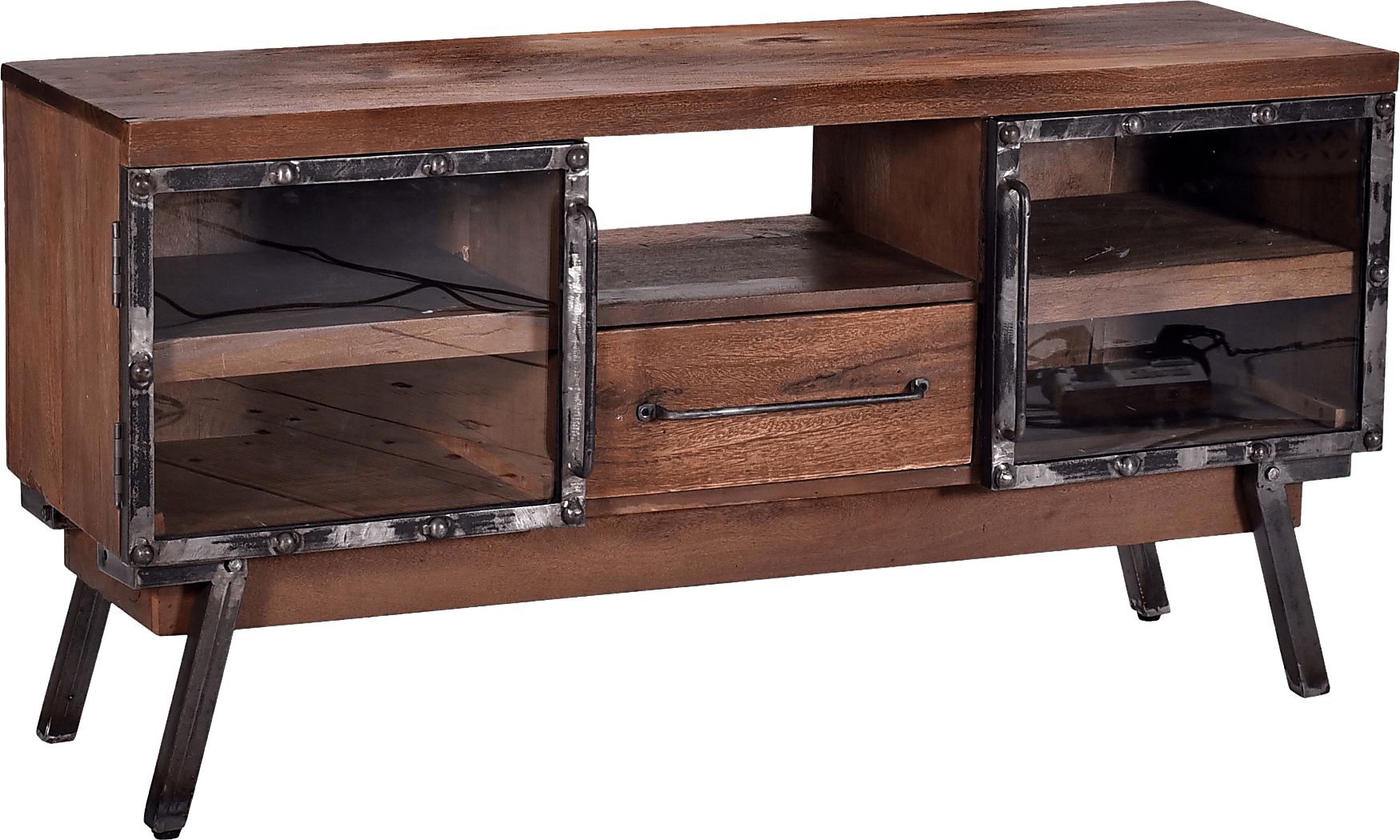 Whitsell Brown Dark Wood 51" Console | Rooms to Go