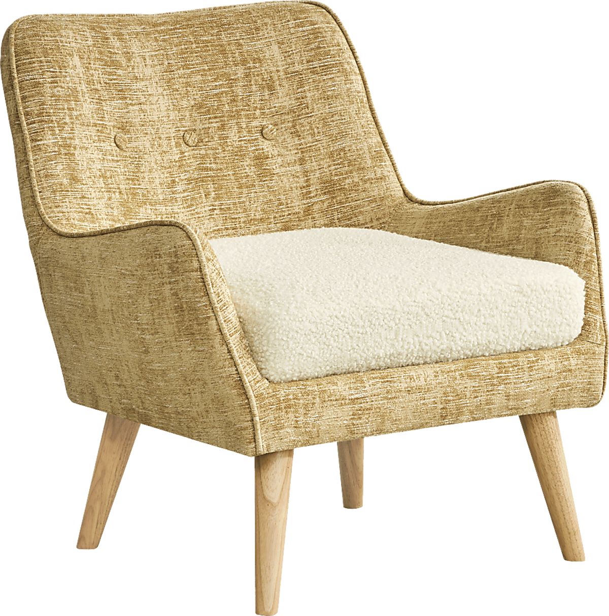 Whittier Falls Yellow Polyester Fabric Chair | Rooms to Go