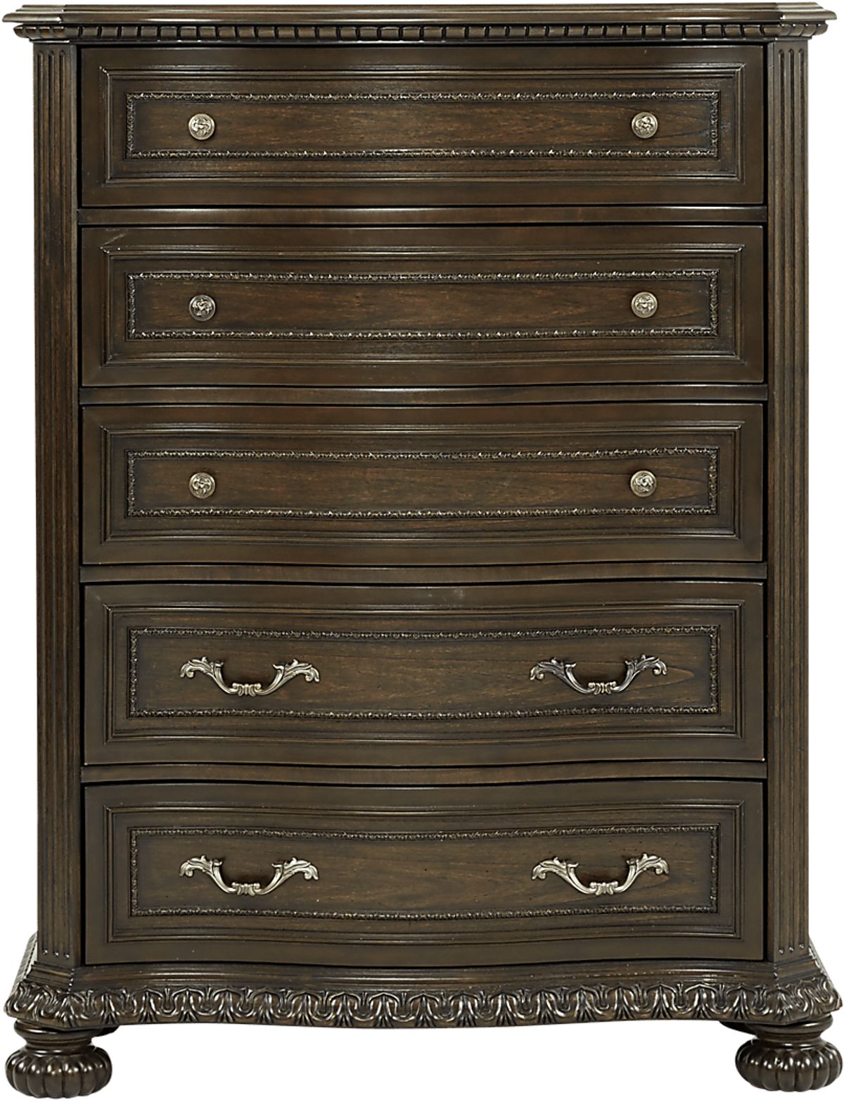 Whittington Dark Cherry Wood Chest | Rooms to Go