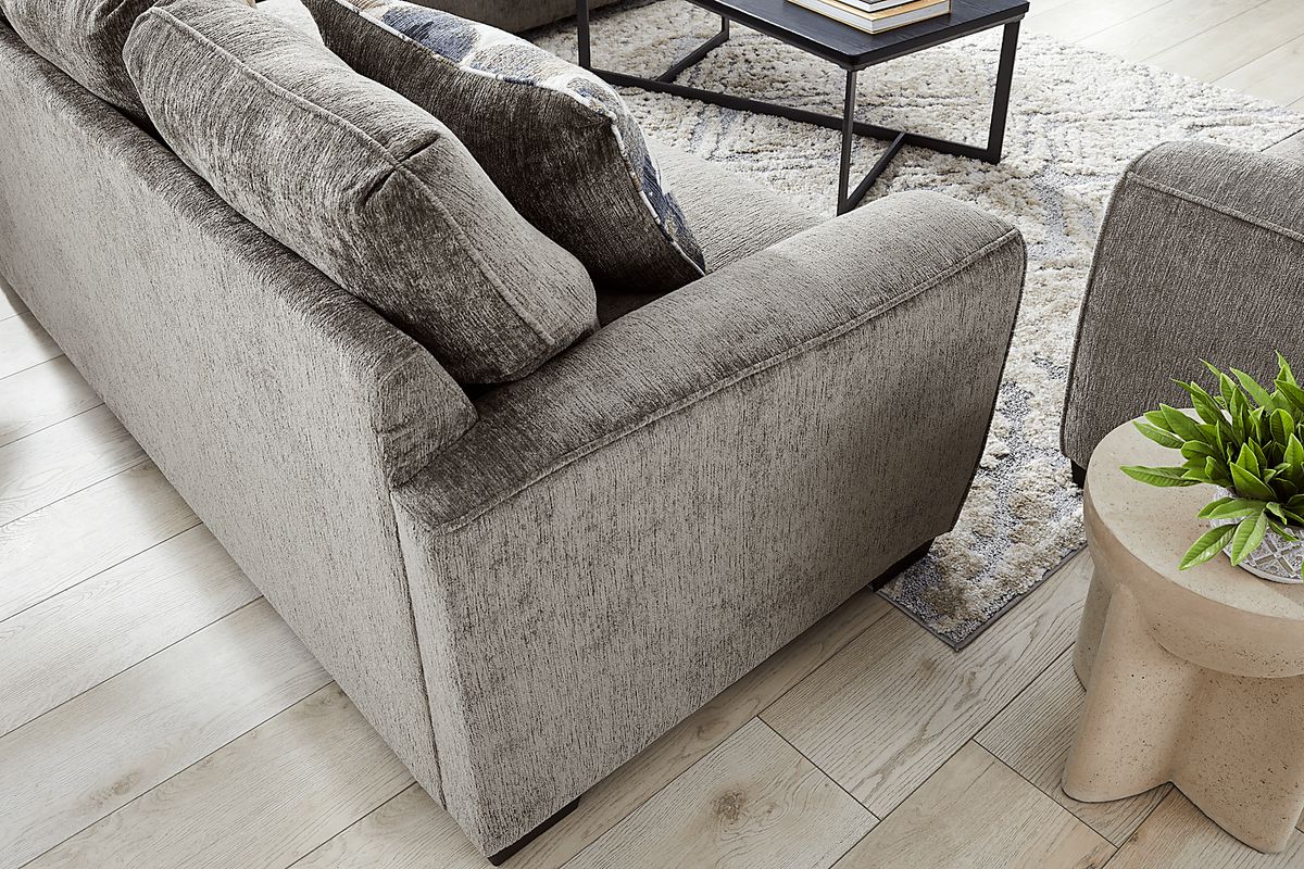 Wilcox Gray Chenille Fabric Sofa | Rooms to Go