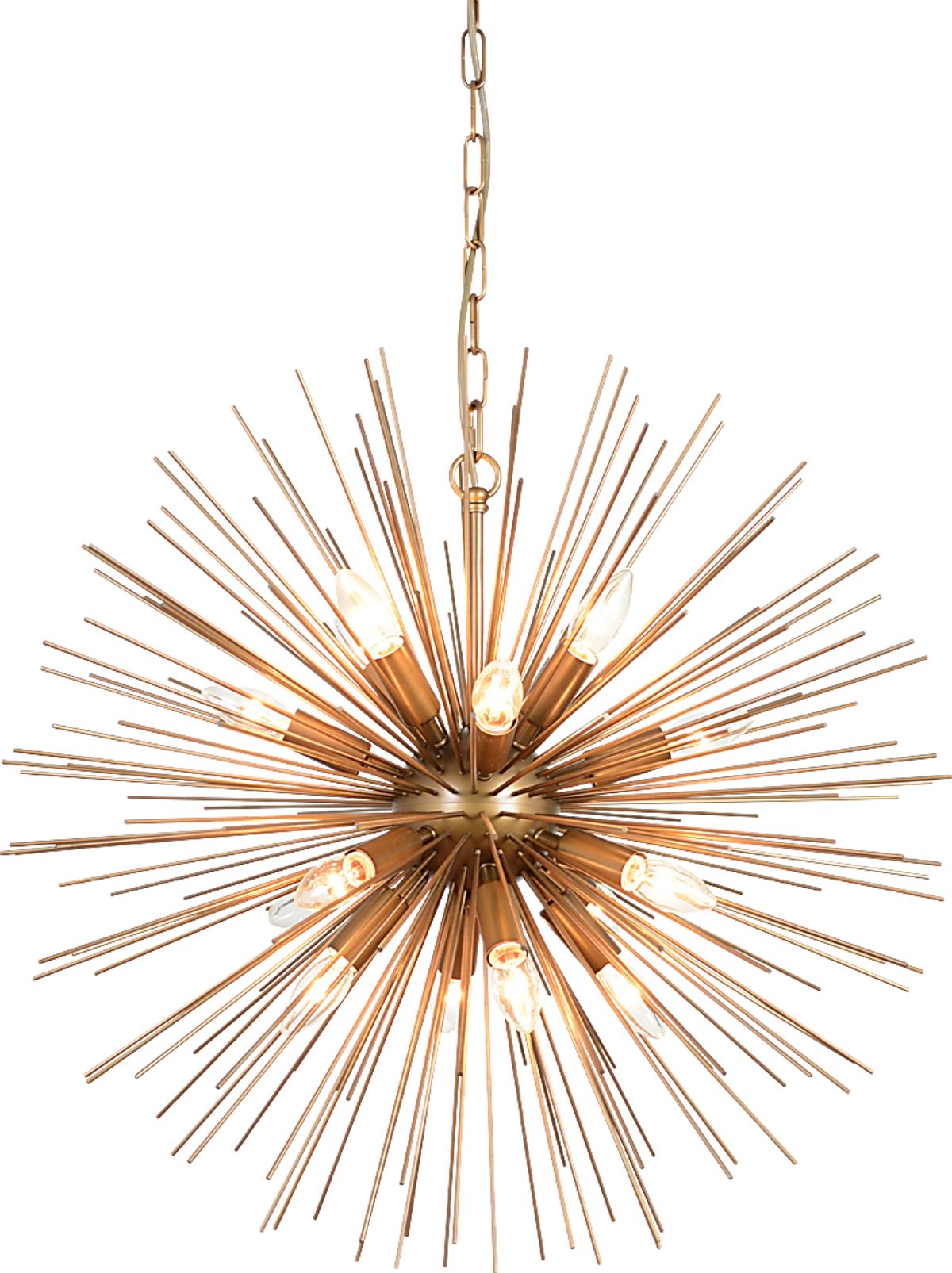Wilemere Brass Yellow Chandelier | Rooms to Go