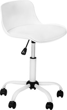 White Desk Chair for Computer or Home Office