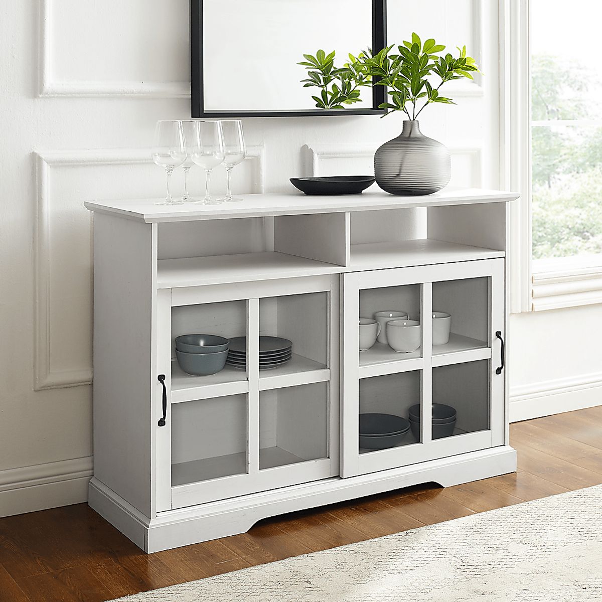 Willowlake White Colors,White Sideboard | Rooms to Go