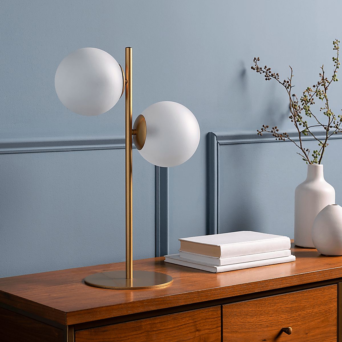 Wilmette Court Gold Yellow Table Lamp | Rooms to Go