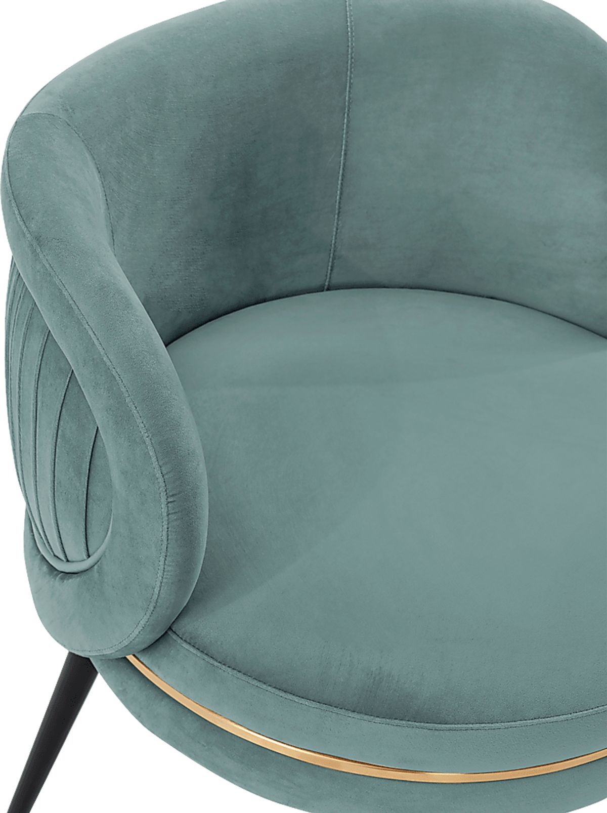 Wilogreen Green Velvet Plush Dining Chair | Rooms to Go