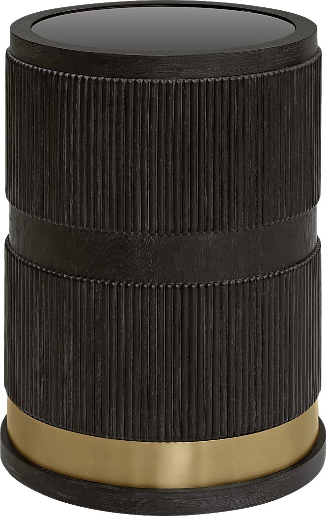 Drew & Jonathan Wilshire Merlot Dark Wood End Table | Rooms to Go