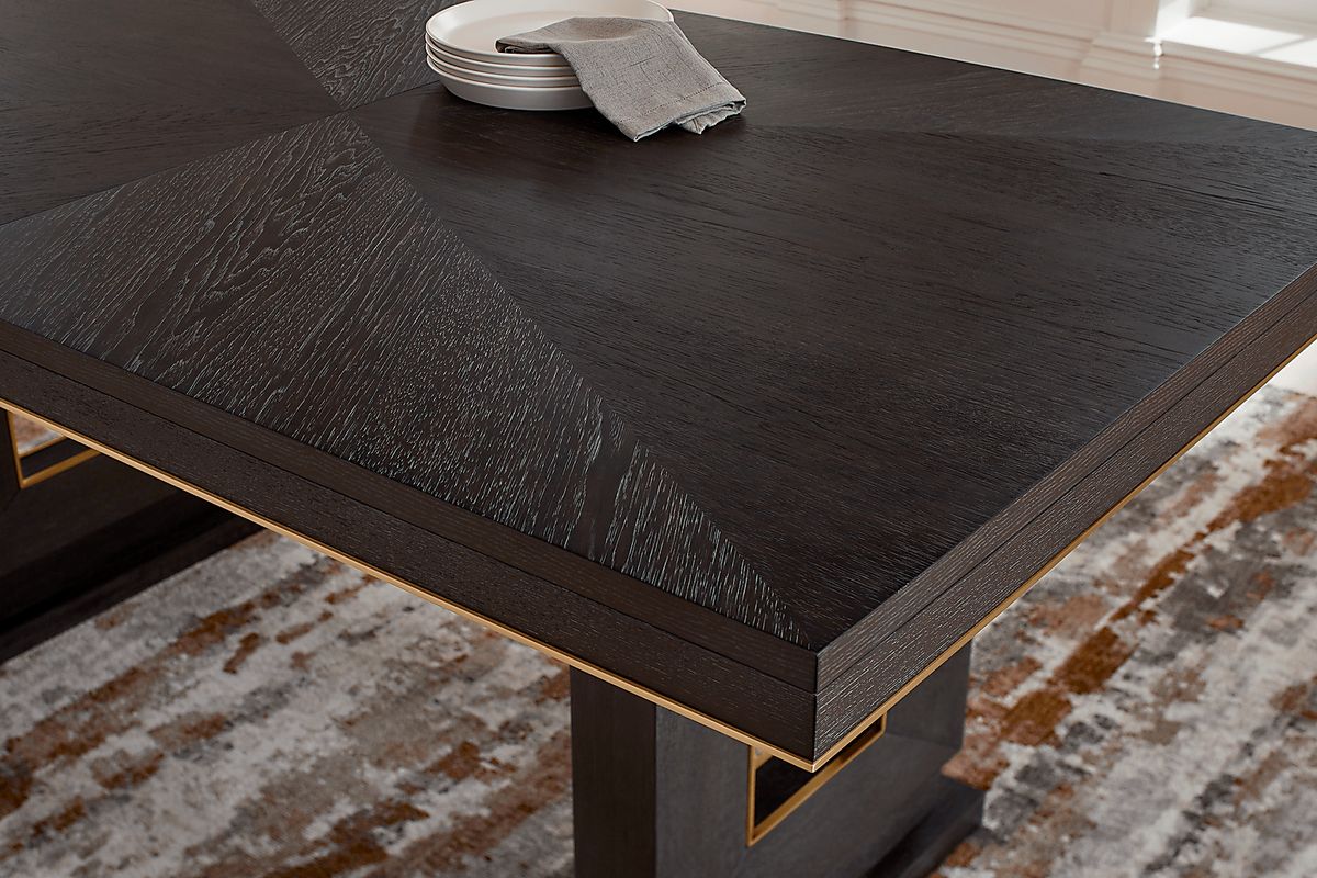 Drew & Jonathan Wilshire Merlot Dark Wood Dining Table | Rooms to Go