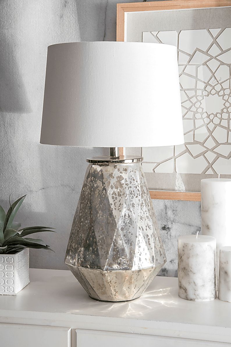Wiltshire Silver Lamp - Rooms To Go