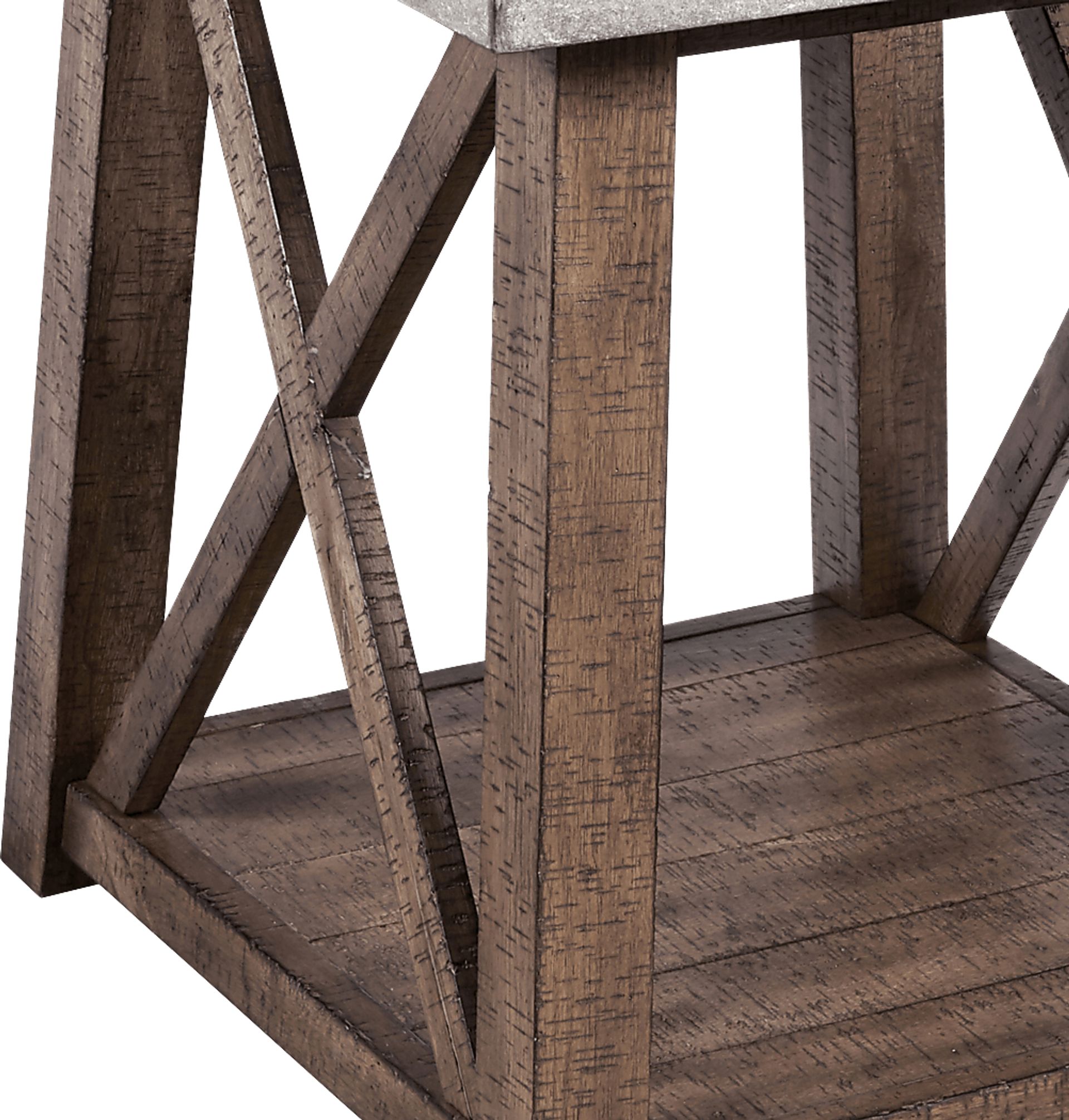 Wimberley Gray End Table | Rooms to Go