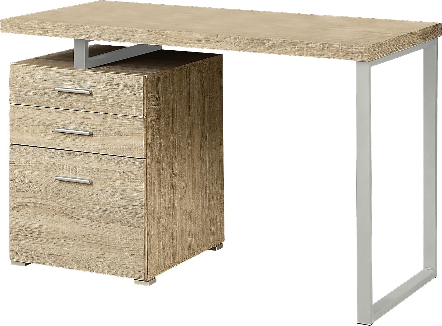 Windmier Natural Light Wood Desk | Rooms to Go