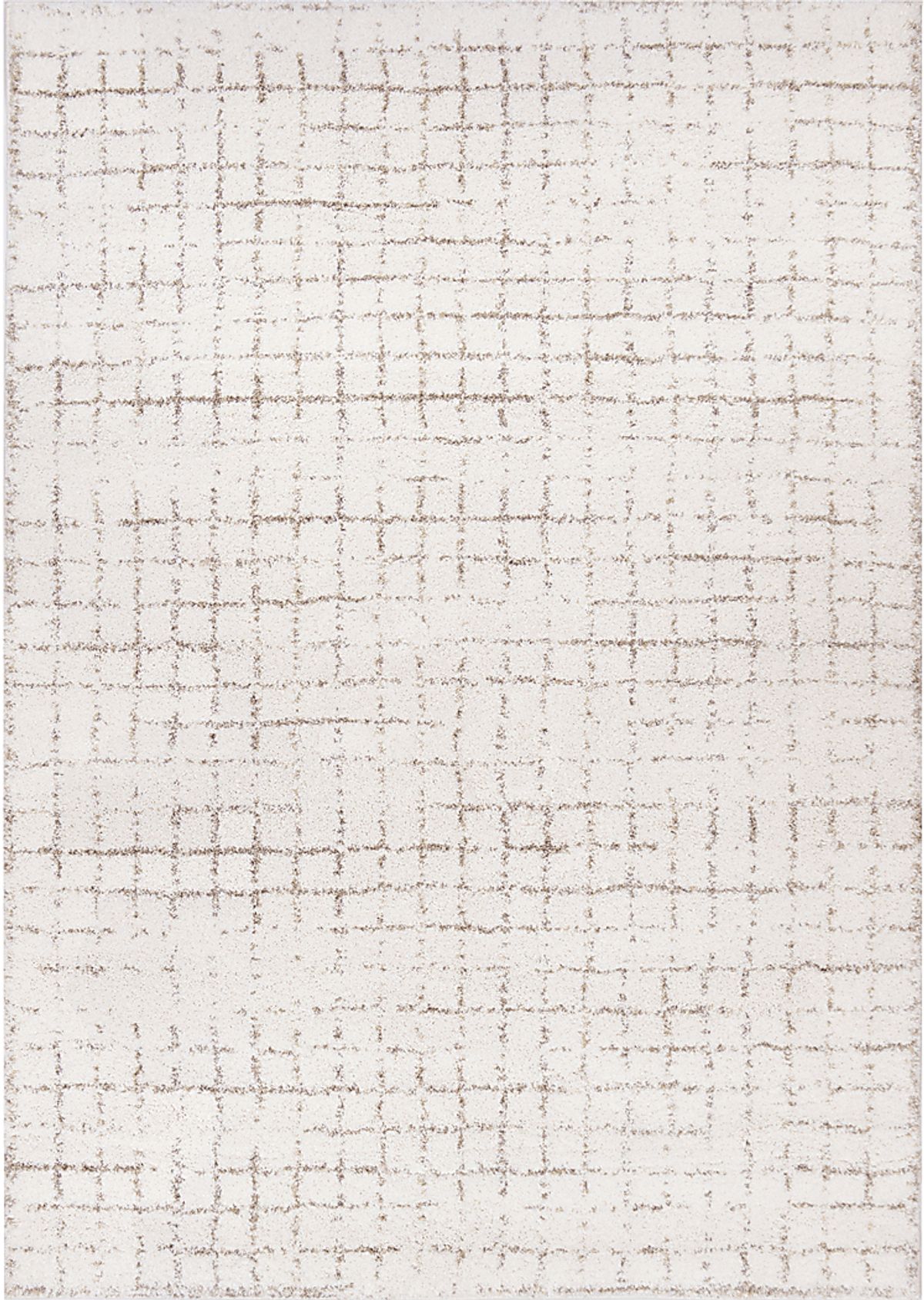 Windowpanes Multi Polypropylene Fabric Rug | Rooms to Go