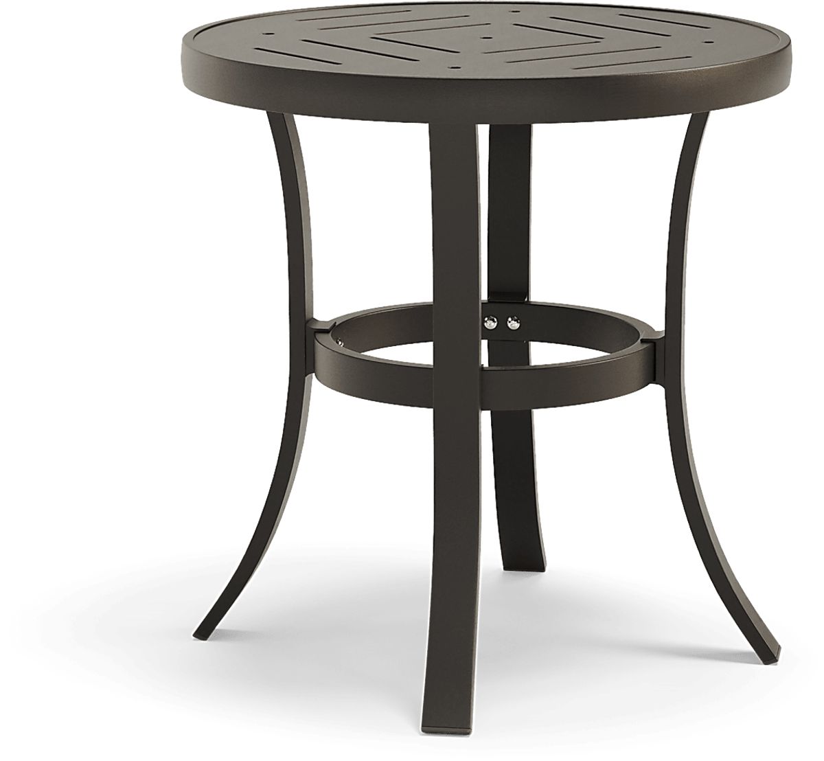 Windy Isles 7 Pc Bronze Metal Beige Aluminum Outdoor Seating Set With ...