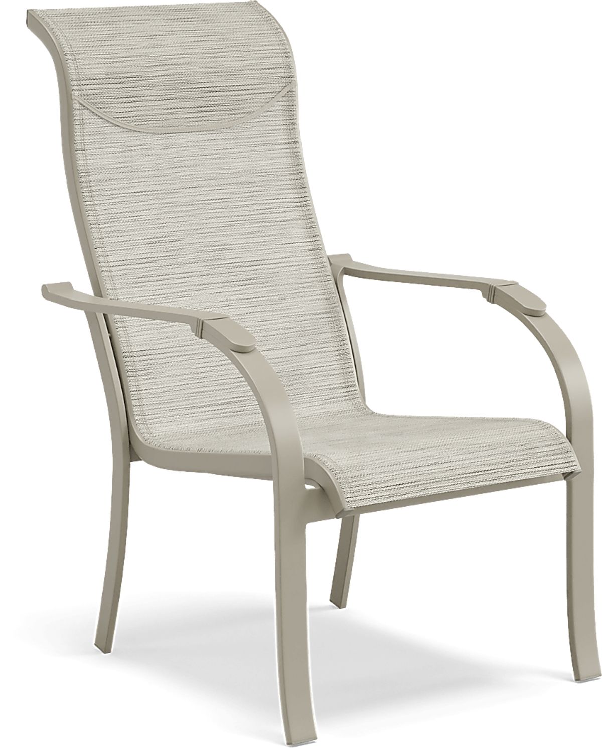 Windy Isle Sand Light Wood Aluminum Outdoor Arm Chair | Rooms to Go