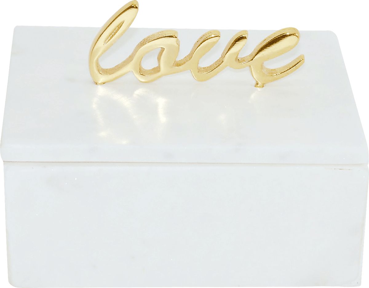 Winifield White Colors,White Decorative Box | Rooms to Go