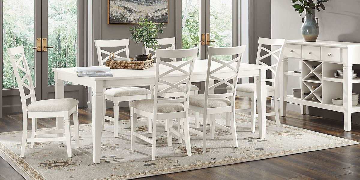Winslow White Colors,White Dining Table | Rooms to Go