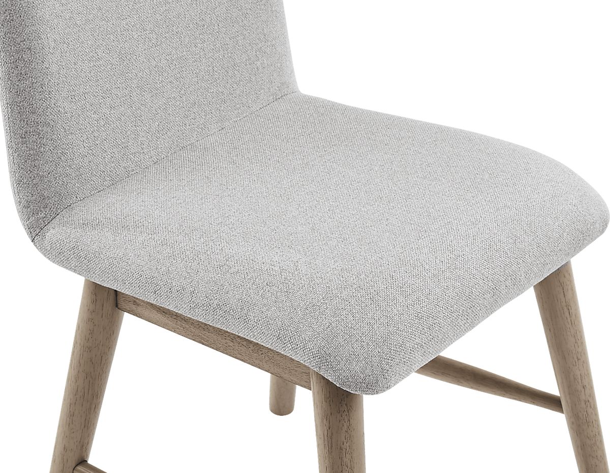 Winston Court Natural Light Wood Gray Side Chair | Rooms to Go