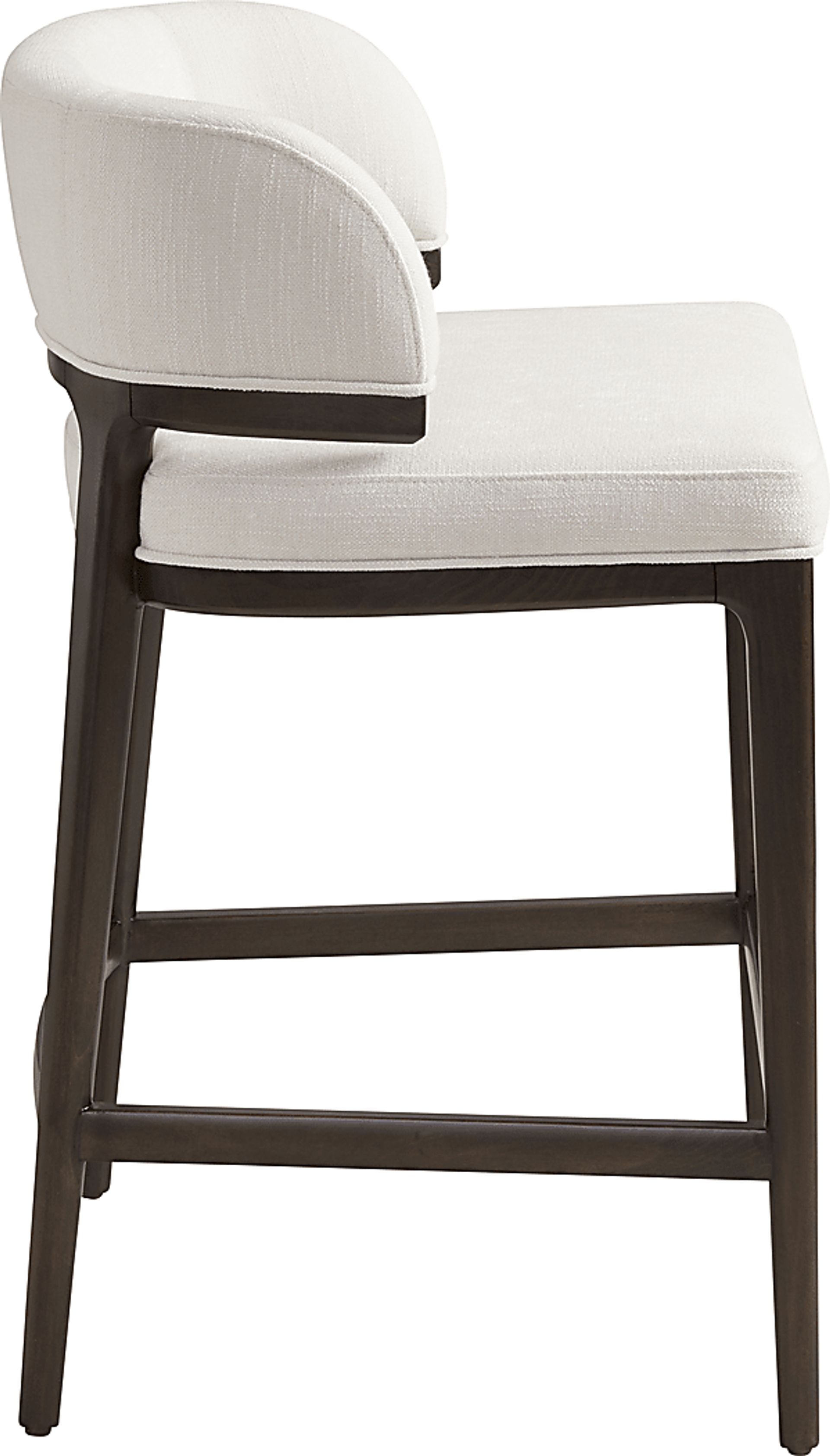 Wiremu Ivory Beige Polyester Fabric Counter Stool | Rooms to Go