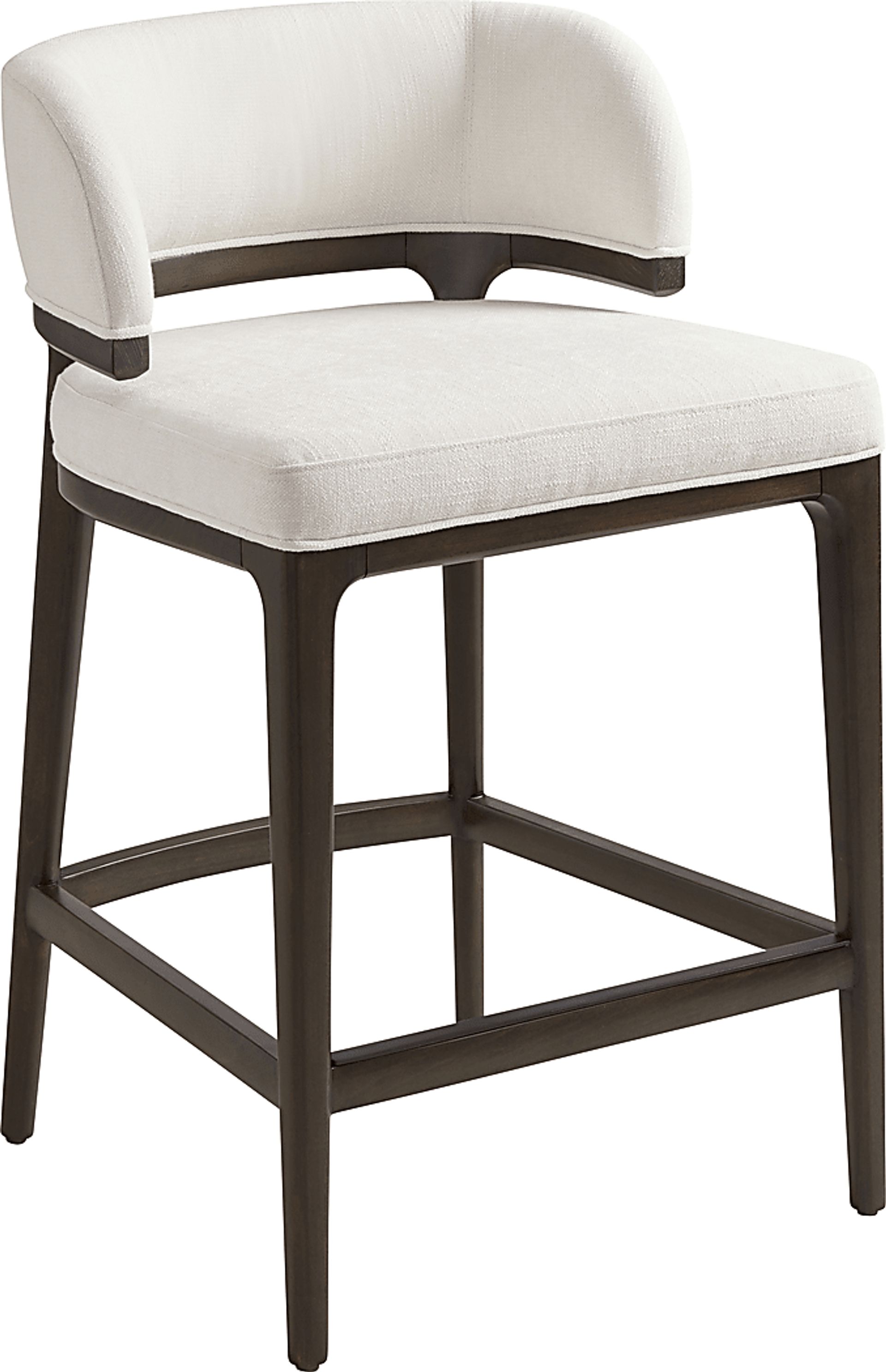 Wiremu Ivory Beige Polyester Fabric Counter Stool | Rooms to Go