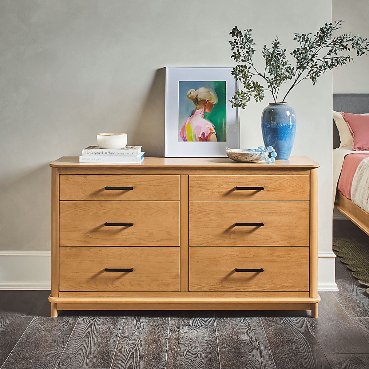 Wirthlin Oak Dark Wood,Light Wood Dresser | Rooms to Go