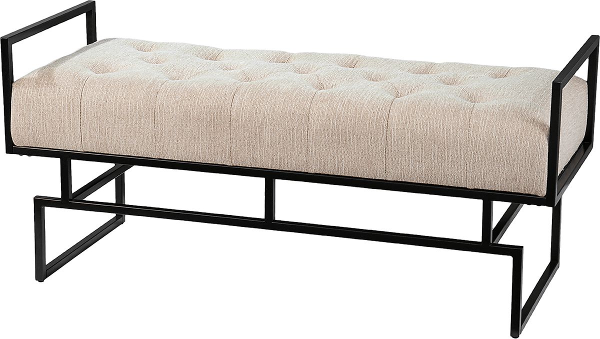 Witterton Beige Accent Bench | Rooms to Go