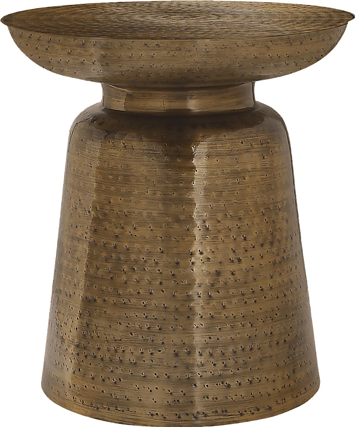 Woodbrier Copper Metal Accent Table | Rooms to Go