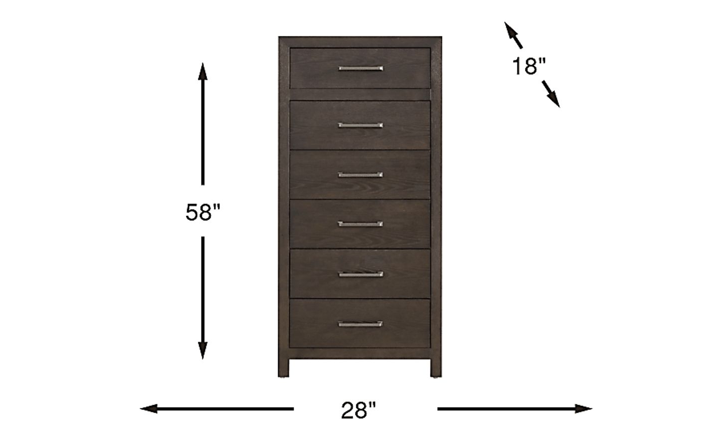 Woodley Dark Brown Wood Chest | Rooms to Go