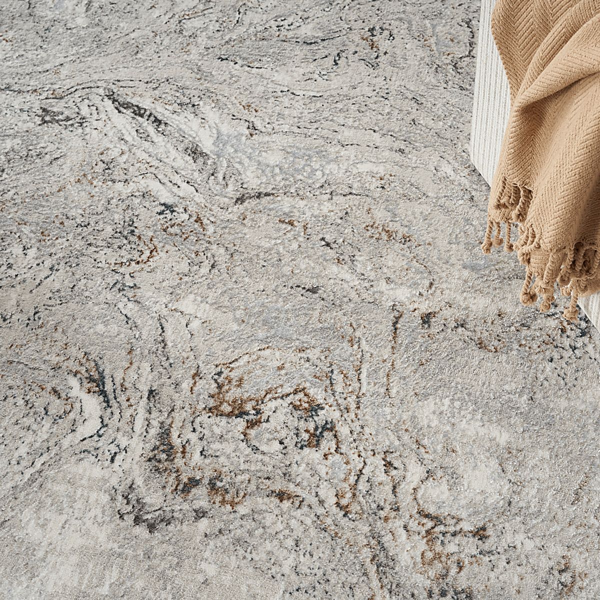 Woodport Gray Rugs | Rooms to Go