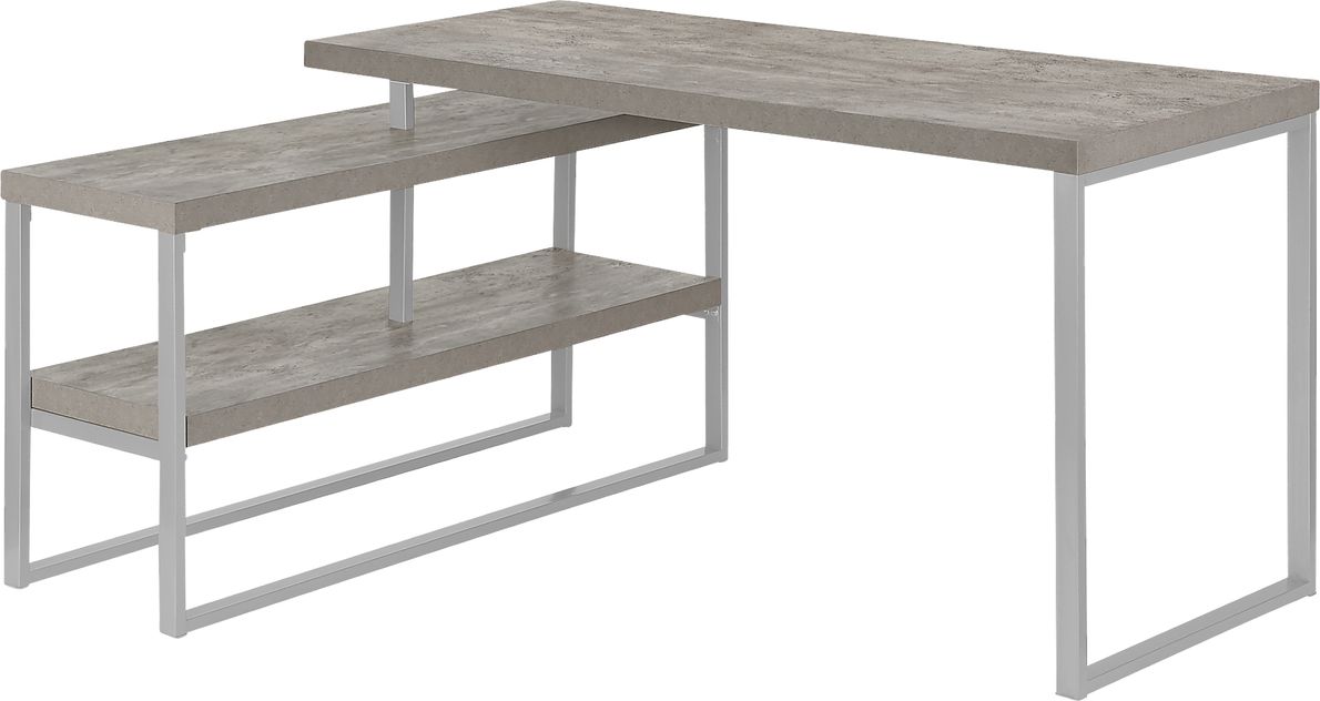 Woodrill Gray Desk - Rooms To Go