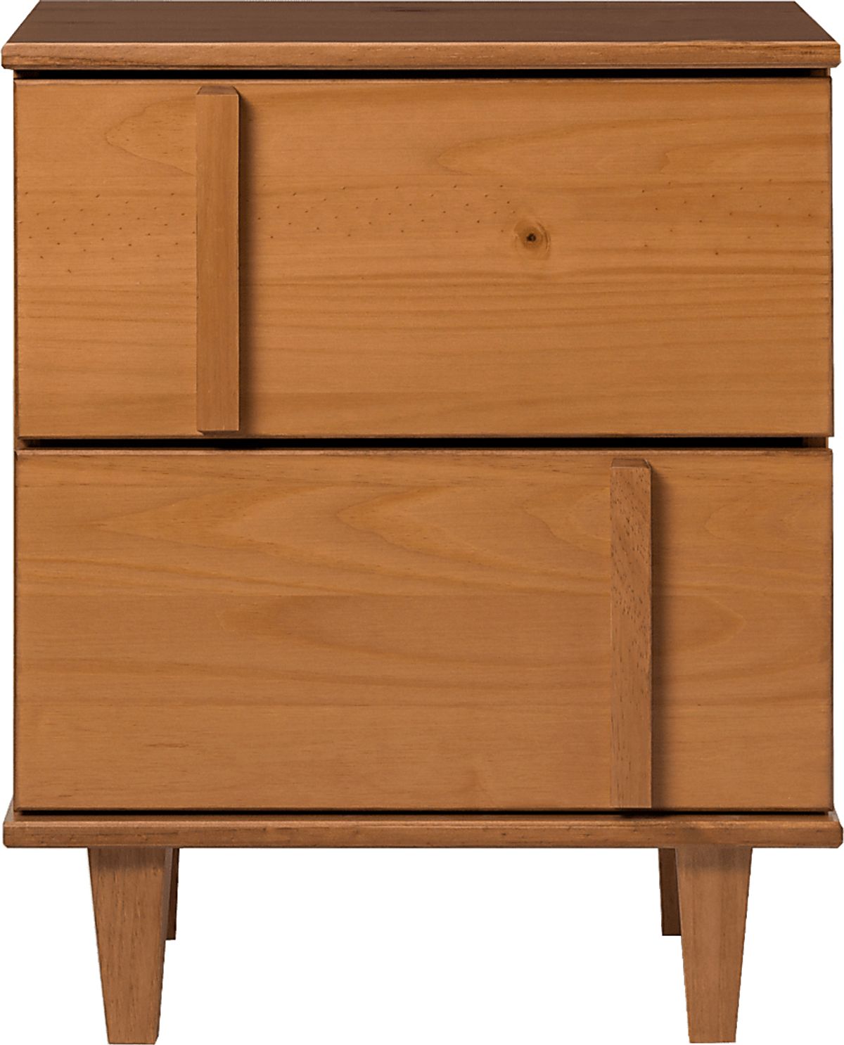 Woodviolet Caramel Light Wood Nightstand | Rooms to Go