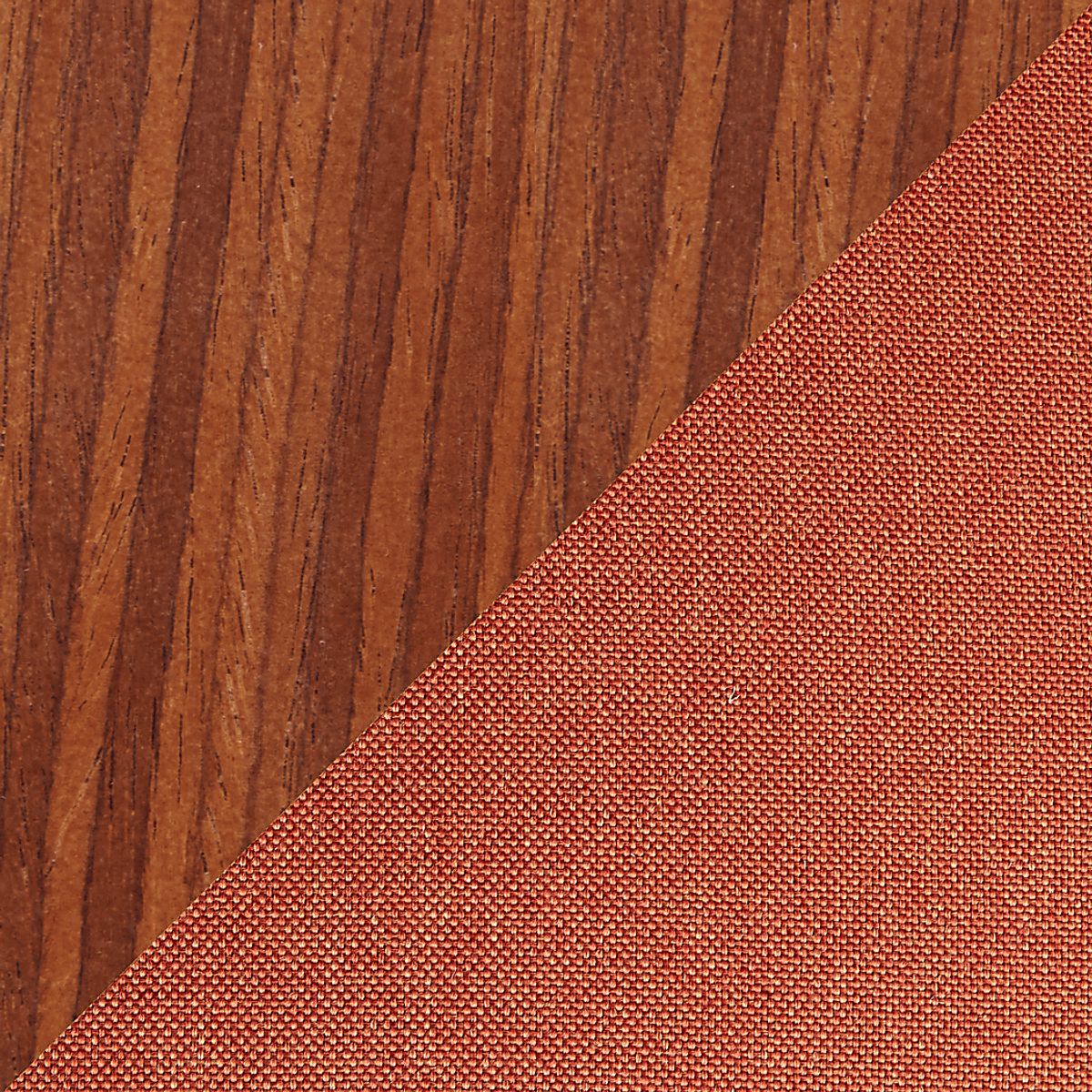 Woolwich Walnut Dark Wood Orange Orange,Red Polyester Fabric Counter ...