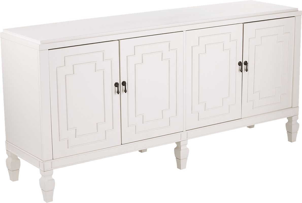 Worthen White Colors,White Credenza - Rooms To Go