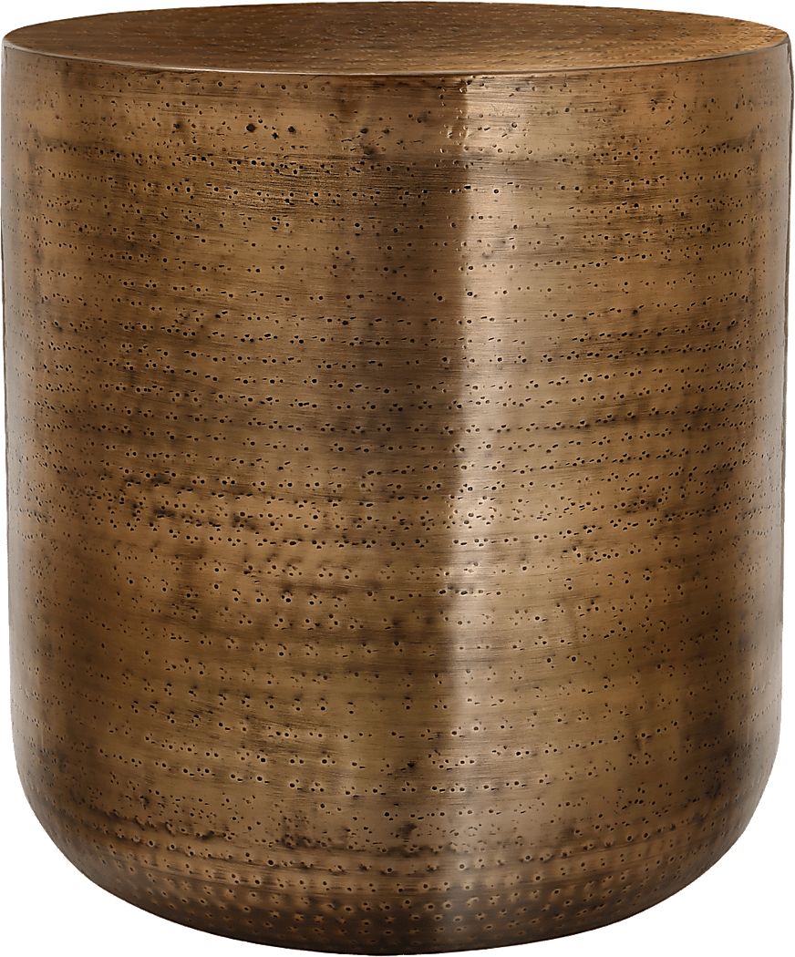 Wrenfrey Copper Metal Accent Table | Rooms to Go