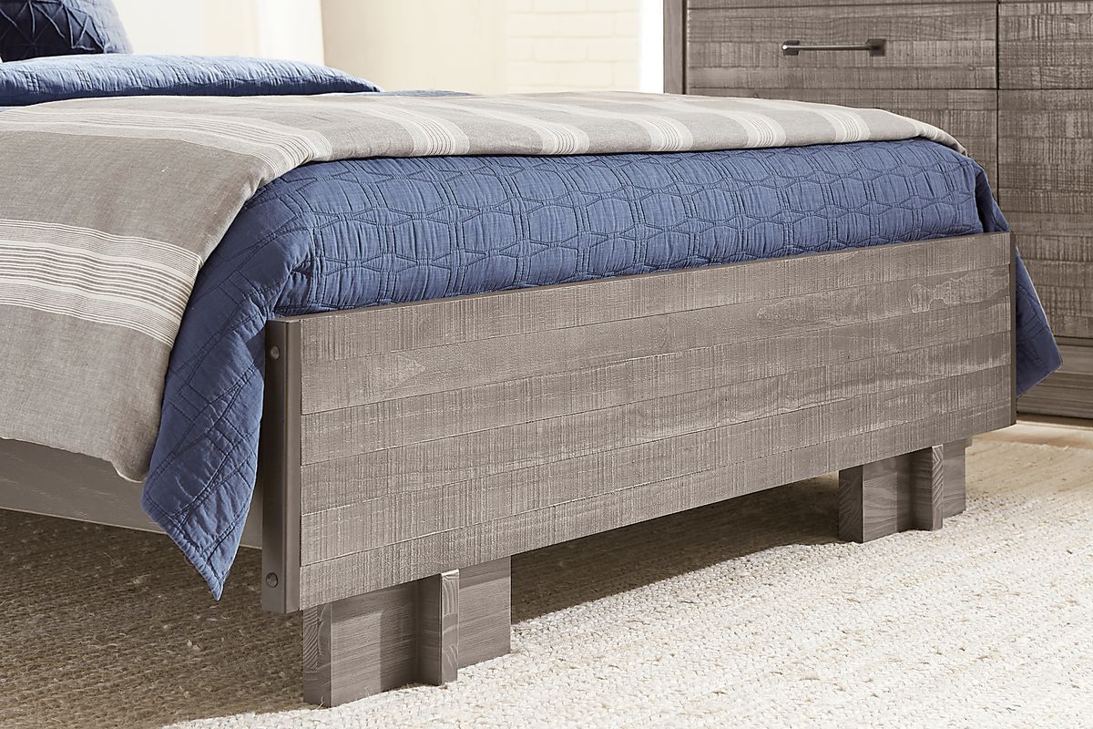 Wyatt Place Gray 3 Pc King Bed | Rooms to Go