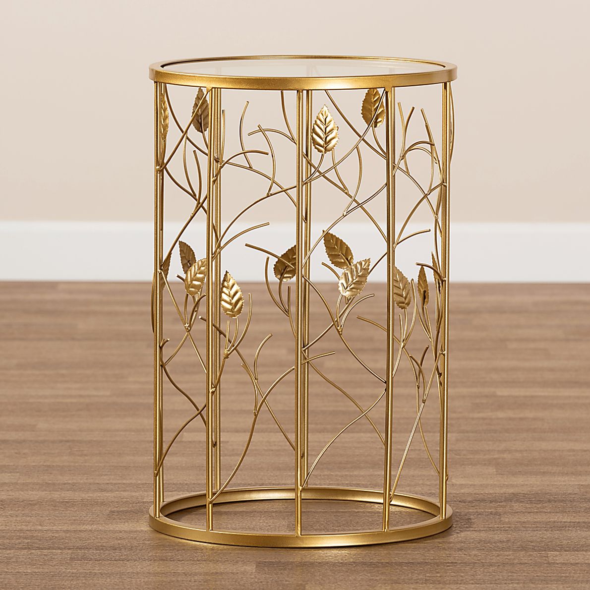 Wyler Gold End Table - Rooms To Go