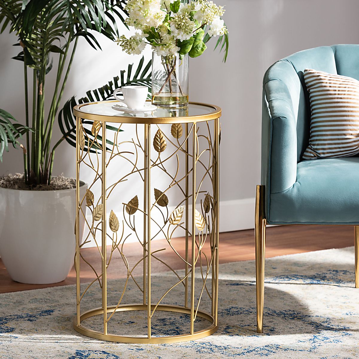 Yellow End Table